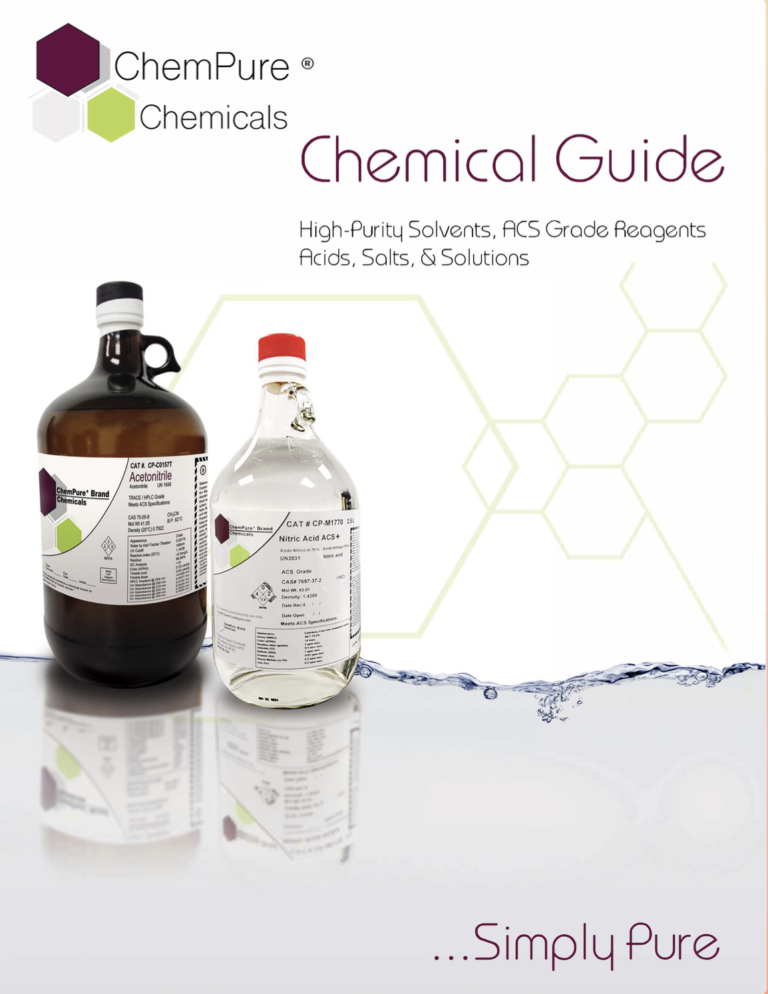 Acetone, CP-B7042, ACS Grade, Glass Bottle, 1L – ChemPure Chemicals